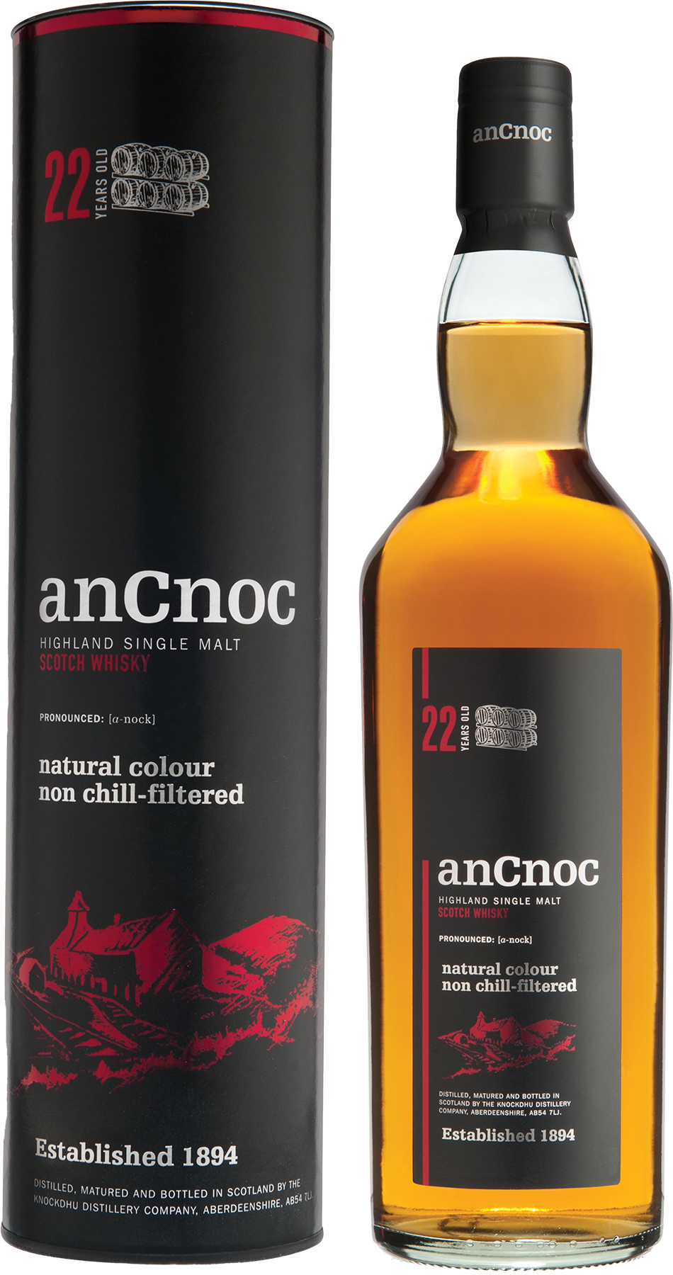 AnCnoc 22 Years Old Highland Single Malt Scotch Whisky ancnoc-22-years-old-highland-single-malt-scotch-whisky